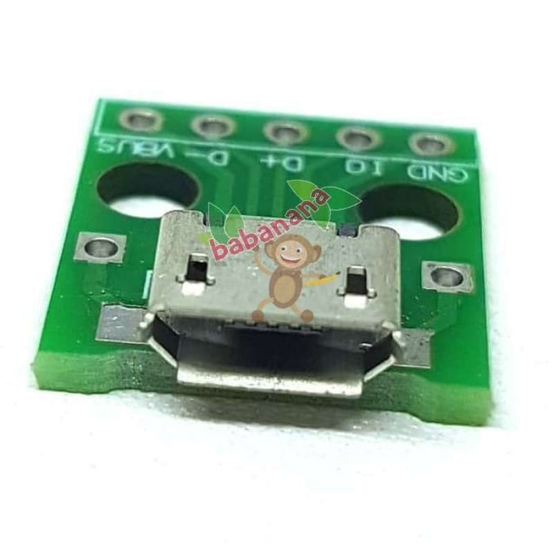 Promo Micro USB Type-B Female Connector Jacks Socket PCB Mount Board ...
