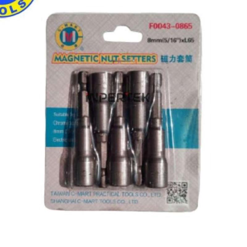 Promo C-mart Magnetic Nut 8 X 65 Mata Roofing Hex Kunci Sock Ruping ...