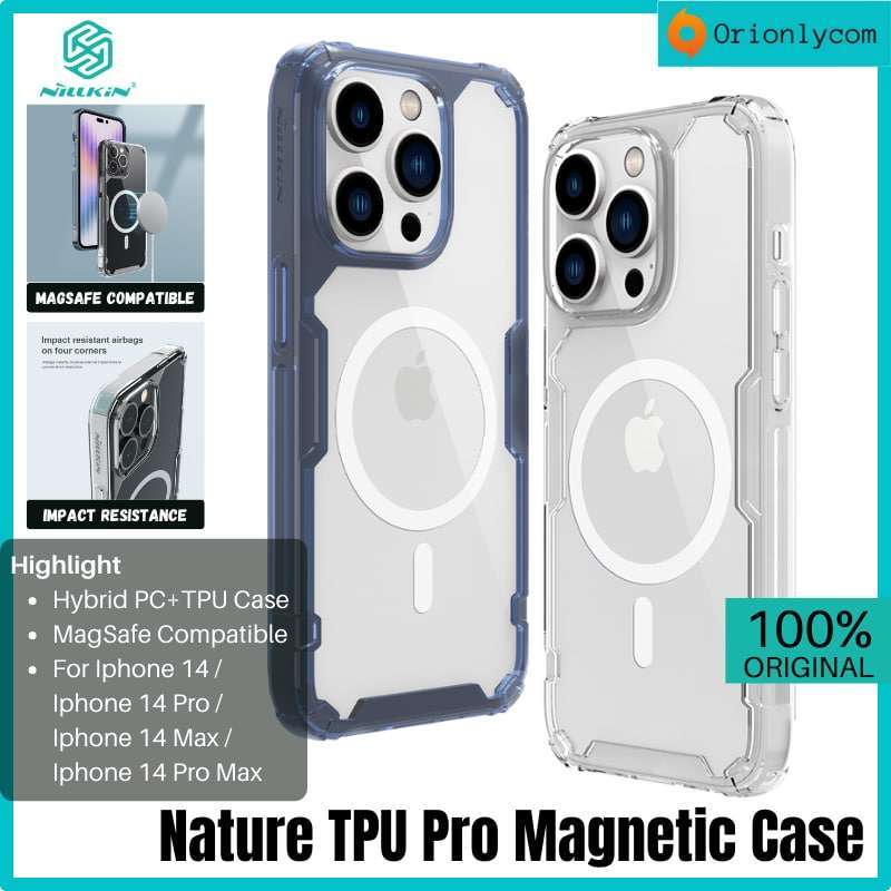 Jual Case Iphone 14 / Plus / Pro / Pro Max MagSafe NILLKIN Nature Pro ...