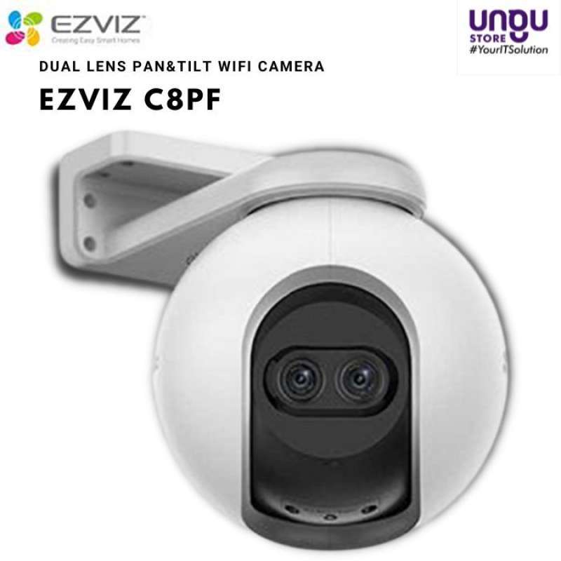 Jual EZVIZ C8PF 1080P Dual Lens AI Pan and Tilt Outdoor Wifi IP Camera ...