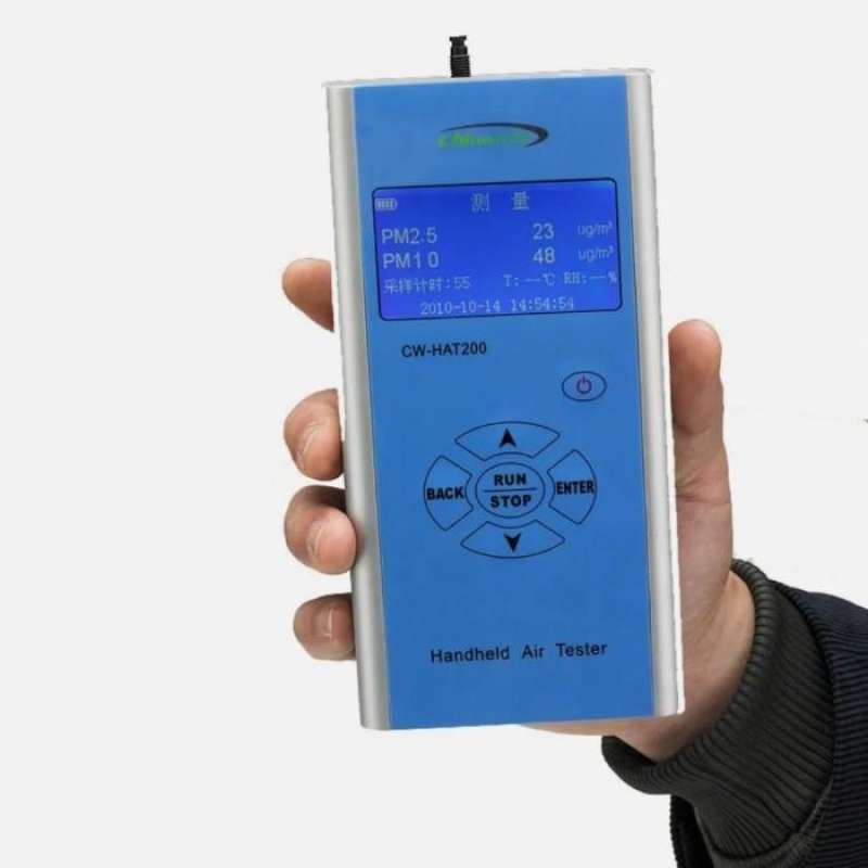 Jual Particle Counter Pm2.5 Pm10 Microgram/cubic Meter Handheld Air ...