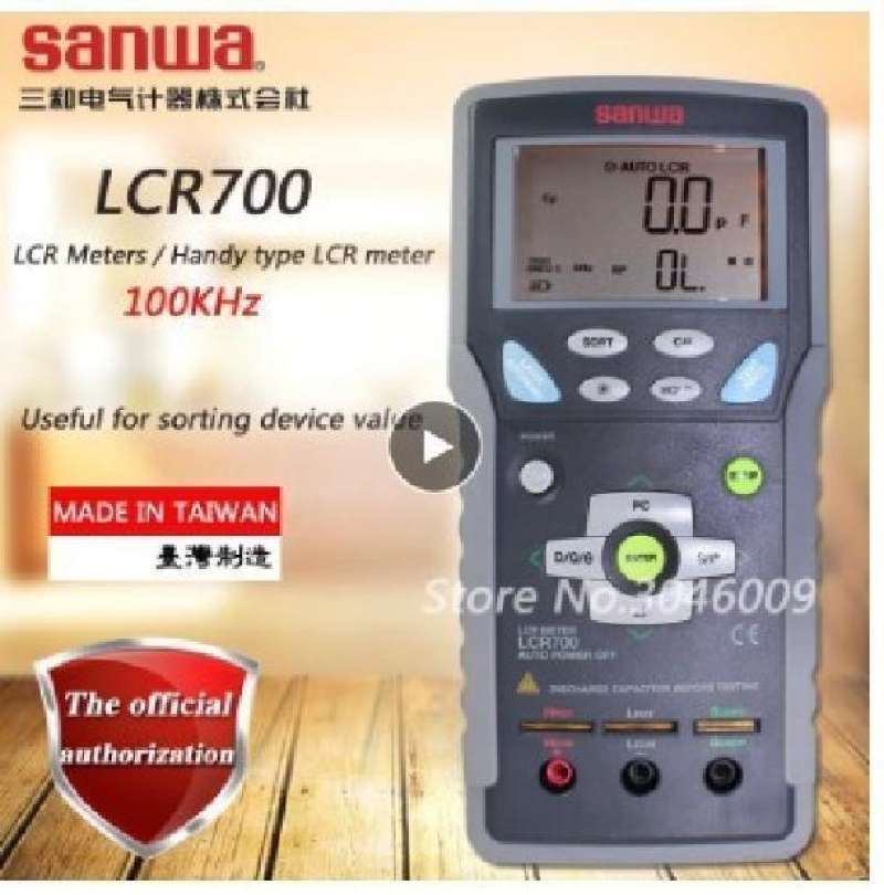 Jual Sanwa Lcr700 Lcr Meters/100khz Handy Type Lcr Meter; Inductance ...