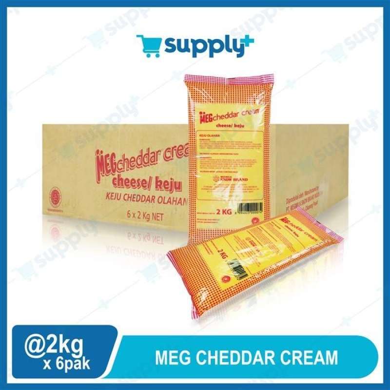 Promo Keju MEG Cheddar Cream 2 Kg Isi 6 pcs Diskon 3% di Seller Supply ...