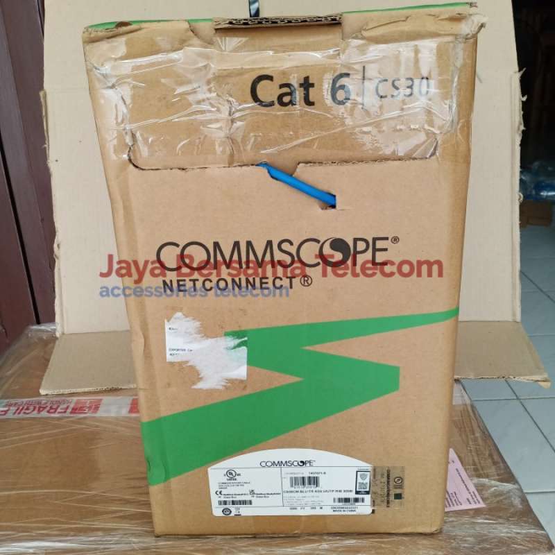 Jual Kabel Utp Cat.6 Amp/Kabel Utp Data Lan Cat.6 Amp Commscope di ...