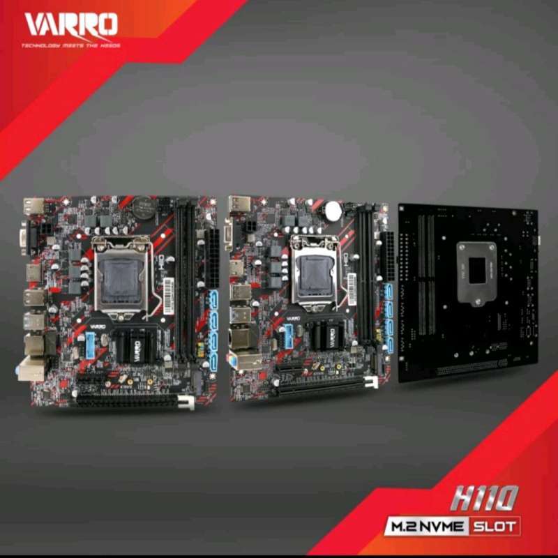 Jual Motherboard Varro H110 Ddr4 Socket Lga 1151 Nvme Di Seller ...