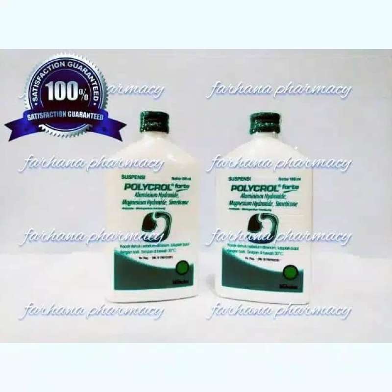 Jual Polycrol forte 180 ml / patennya polysilane / obat maag atau ...