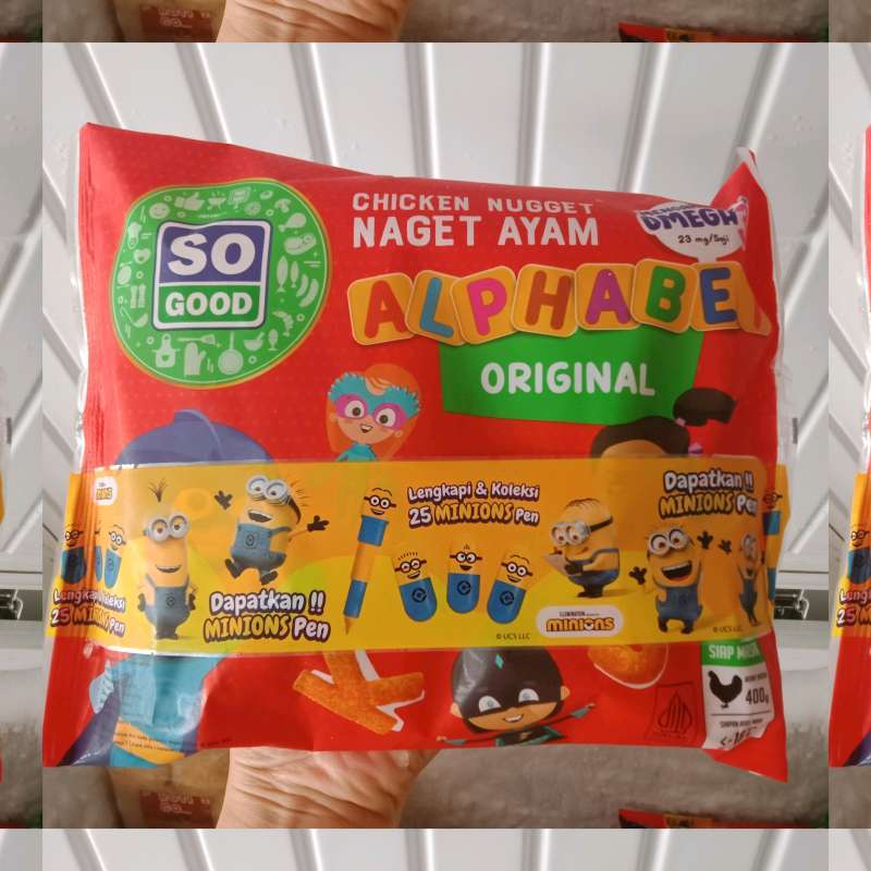 Jual So Good Chicken Nugget Alphabet uk 400 gr Halal di Seller Nania Frozen Food Cibinong ...