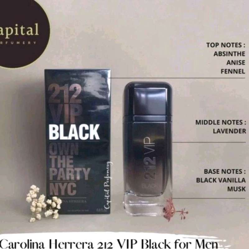 Jual Carolina Herrera Vip Men Black Edp 100ml Di Seller Capital ...