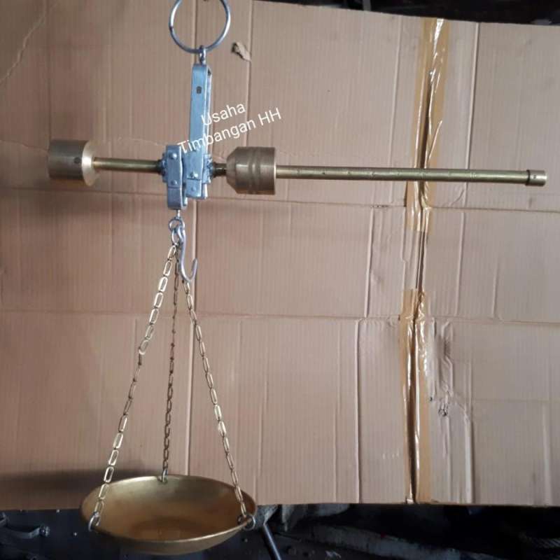Jual Timbangan Gantung Dacin Logam 10Kg Hh Lengkap Piring Kuningan ...
