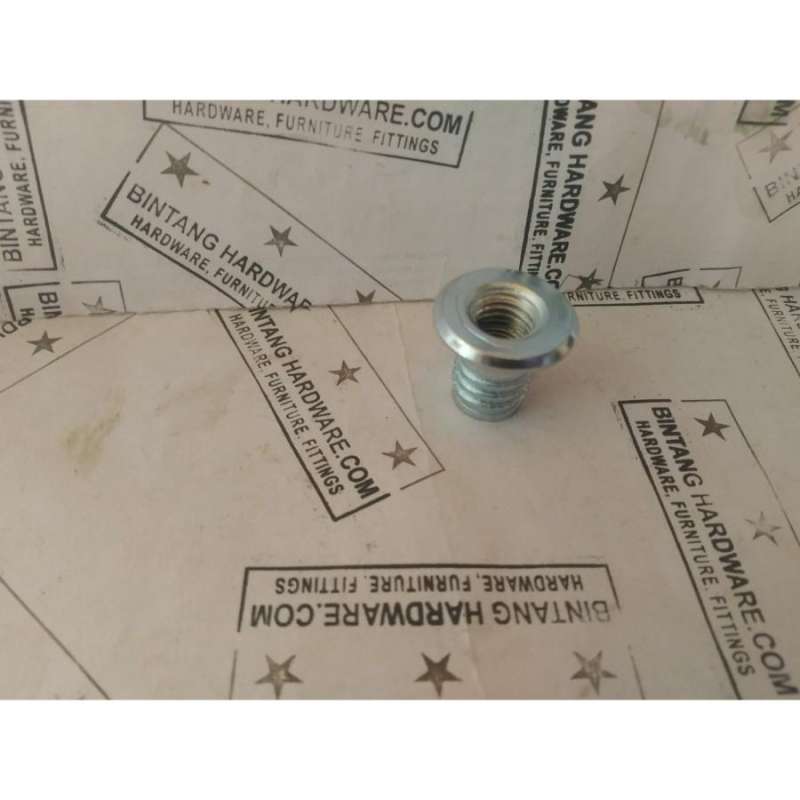 Jual Mur Nanas Mur Tanam Mur Kayu M10x16mm Diameter Drat 10mm OD Chrome ...