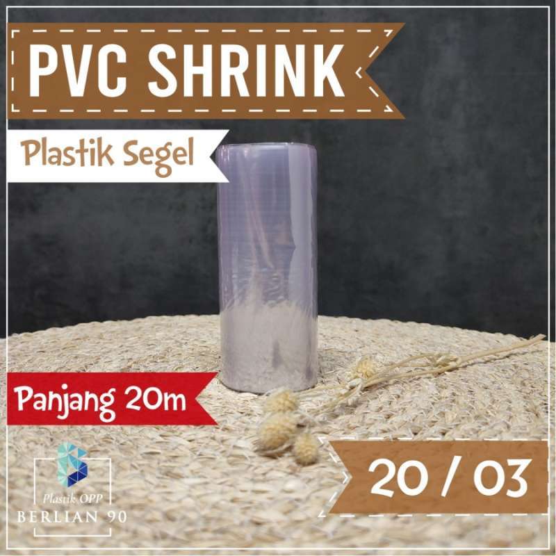 Jual Plastik Segel 20 Cm X 20 Meter Plastik Shrink Plastik Pvc Shrink ...