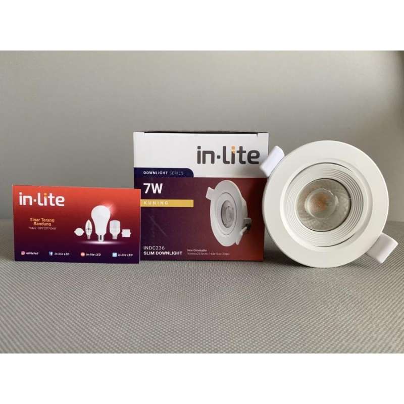 Jual Lampu Led Mini Slim Downlight Spotlight Inlite 7w 7 Watt - Indc236 ...