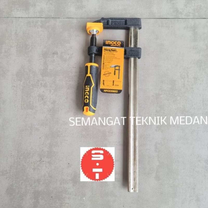 Jual CLAMP KLEM BAIS CATOK KAYU MODEL F 120mm X 400mm 40CM INGCO ...