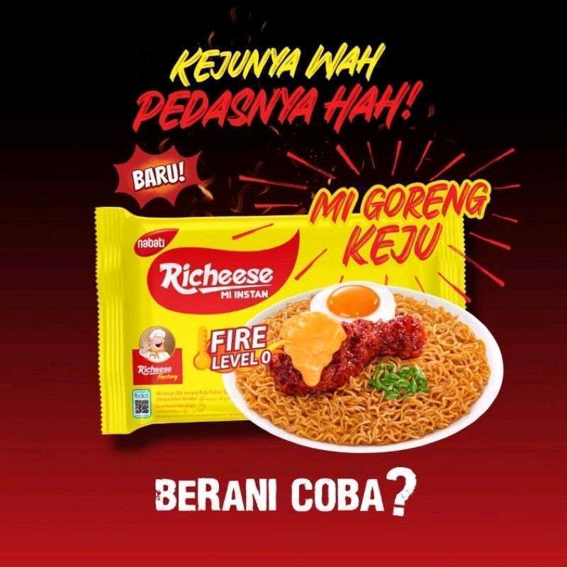 Jual Mie Keju Richeese Nabati / Mie instant di Seller Baji Pamai ...