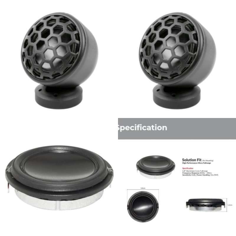 Jual Tweeter Micro Fullrange Cello Solution Fit Universal Mounting ...
