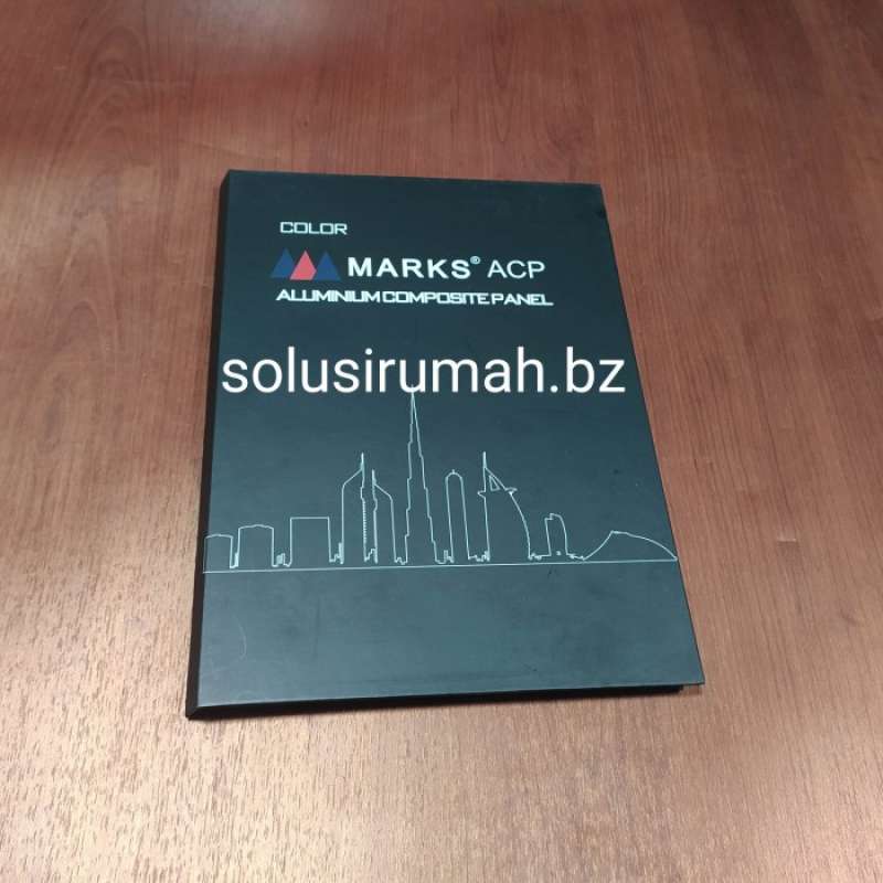 Jual KATALOG ACP ALUMINIUM COMPOSITE PANEL 8HAL 4MM MARKS COLOR KARTU ...