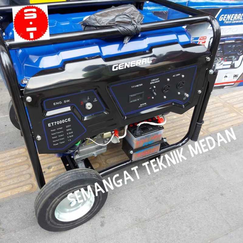Promo ET7000GE GENSET GENERATOR LISTRIK TEMBAGA BENSIN 5500 WATT ...