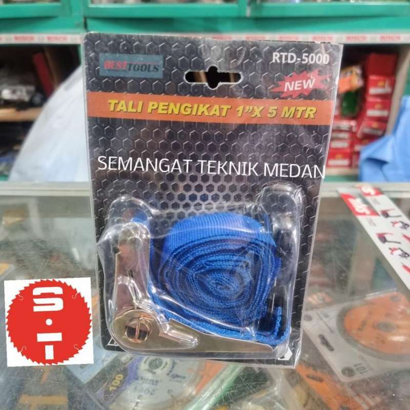 Jual TALI IKAT PENGIKAT BARANG MOTOR RATCHET TIE DOWN 1 5 METER ...