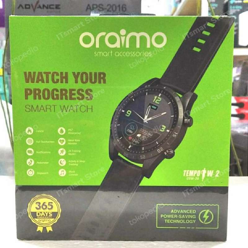Jual Oraimo Smartwatch Slim Spesifikasi Original, Murah & Diskon Harga ...