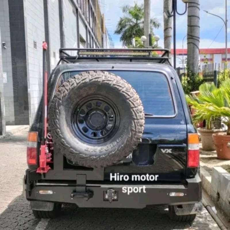 Promo bumper belakang land cruiser vx80 + hanger ban serep Diskon 1% di ...