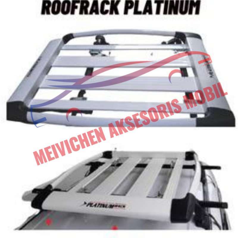 Promo ROOF RACK RAK BAGASI ATAS MOBIL PLATINUM UNIVERSAL PUTIH Diskon ...