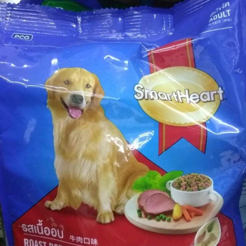 Jual Smart Heart Dog Food Roast Beef Flavor 500gr di Seller ...