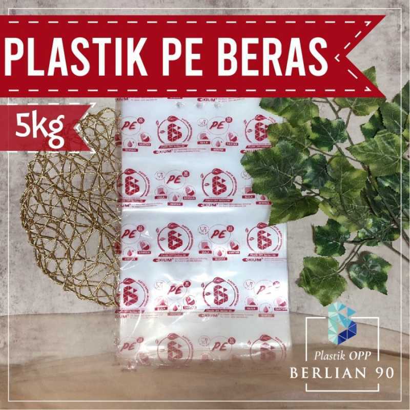 Jual Plastik Beras 5kg - Plastik Pe Beras 5 Kg Isi 25 Lembar Termurah Di Seller Plastik Opp ...