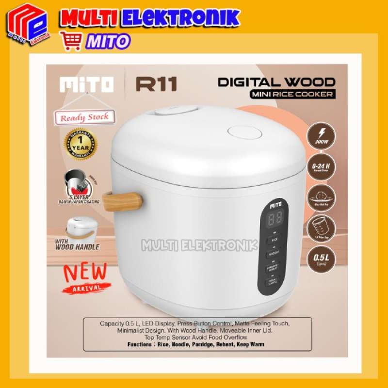 Jual Mito digital rice cooker 1L 8in1/magic com mito di Seller Smartans ...