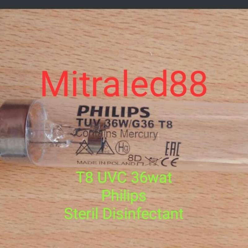 Jual Lampu T8 Uv 36w Philips Sterilizer/tl Uvc Disinfectant 36watt 36 W Wat Di Seller Ella Store ...