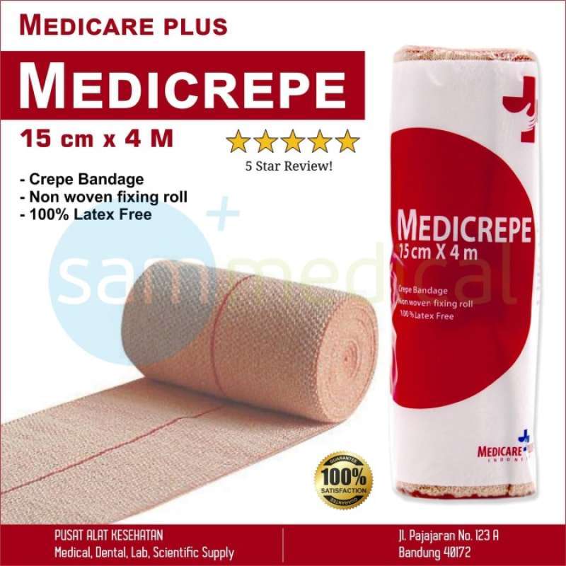 Jual Medicrepe Verban atau Perban Elastis 6 15cm x 4m per roll di ...