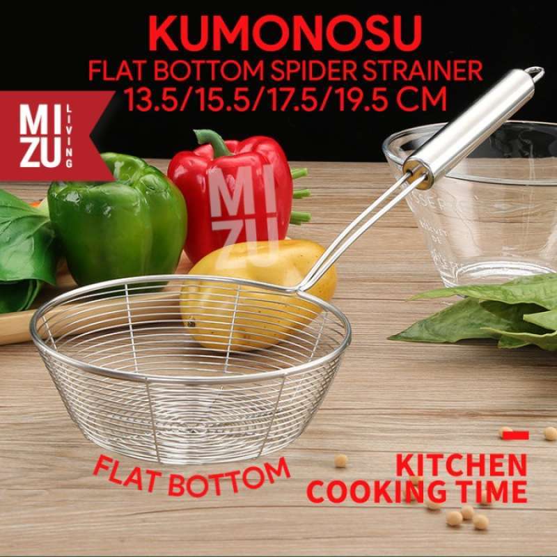 Jual Mizu Kumonosu Spider Strainer Serokan Goreng Tirisan Saringan Mie Sus di Seller Dapoer Mita ...