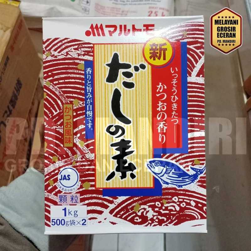 Jual MARUTOMO HONDASHI KALDU IKAN 1 KG KATSUO DASHI 2 X 500 GR di ...