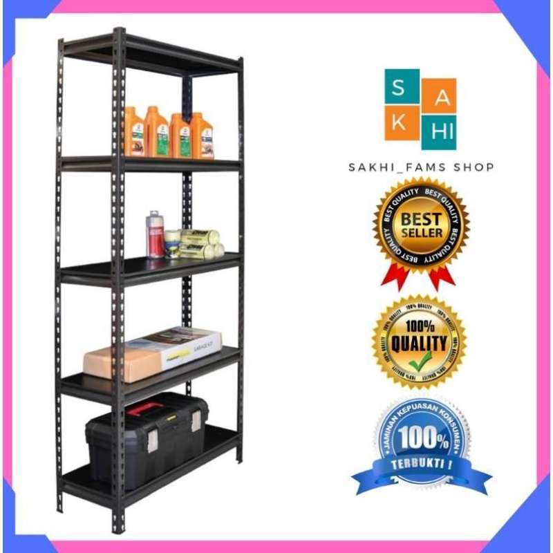 Jual Tactix Rak Besi 5 Tingkat - Hitam/rak SELVING/SELVING besi di ...