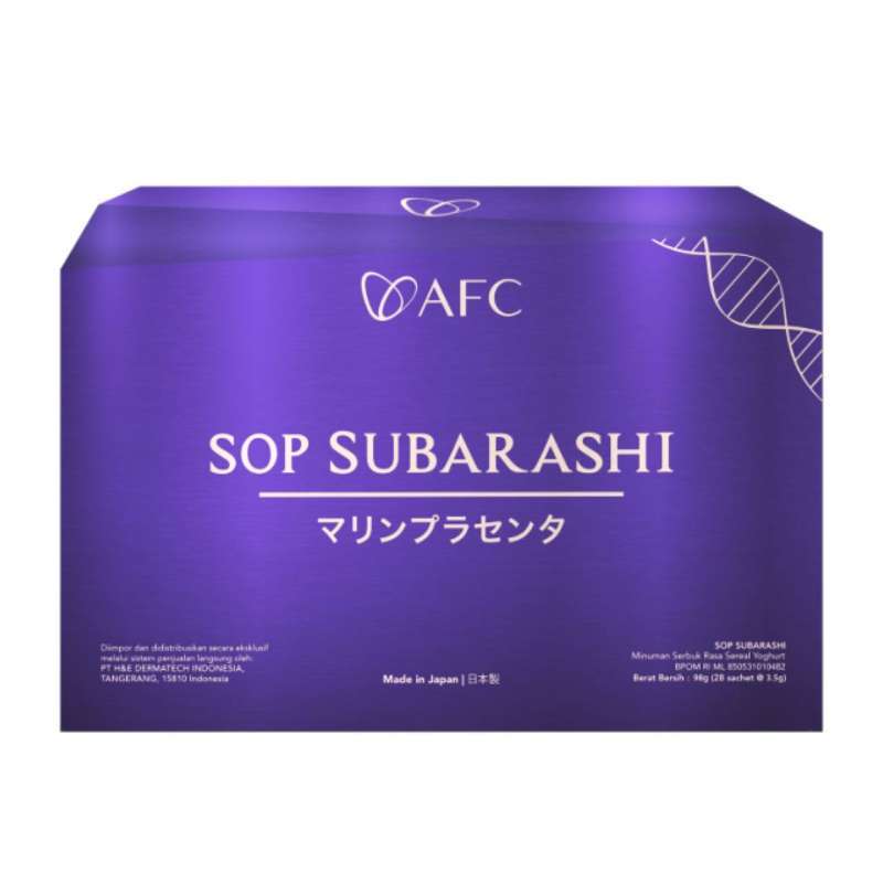 Jual SUPLEMEN MAKANAN SUBARASHI FARMASI JEPANG HALAL di Seller ponyo ...