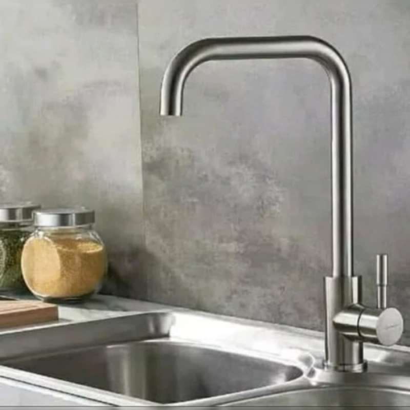 Jual Kran Kitchen Sink Meja Stainless Kran Bak Cuci Piring Tanam Dapur ...