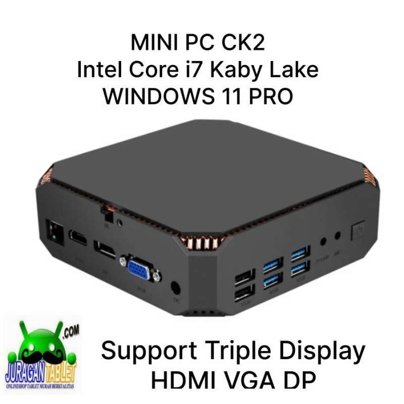 Jual Mini Pc Ck2 Intel Core I7 7500u Hdmi Vga Dp 4k Wifi Ssd Windows 11 ...