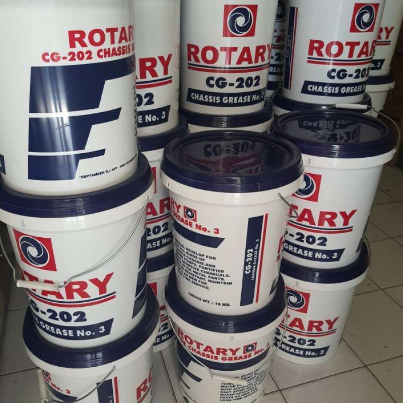 Promo GEMUK / CHASSIS GREASE ROTARY CG-202 KEMASAN 15 KG /PAIL BESAR ...