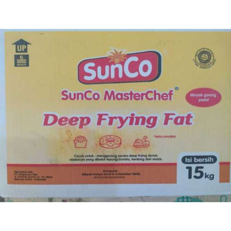 Jual Sunco Minyak Padat MasterChef Deep Fraying Fat 15 kg di Seller ...