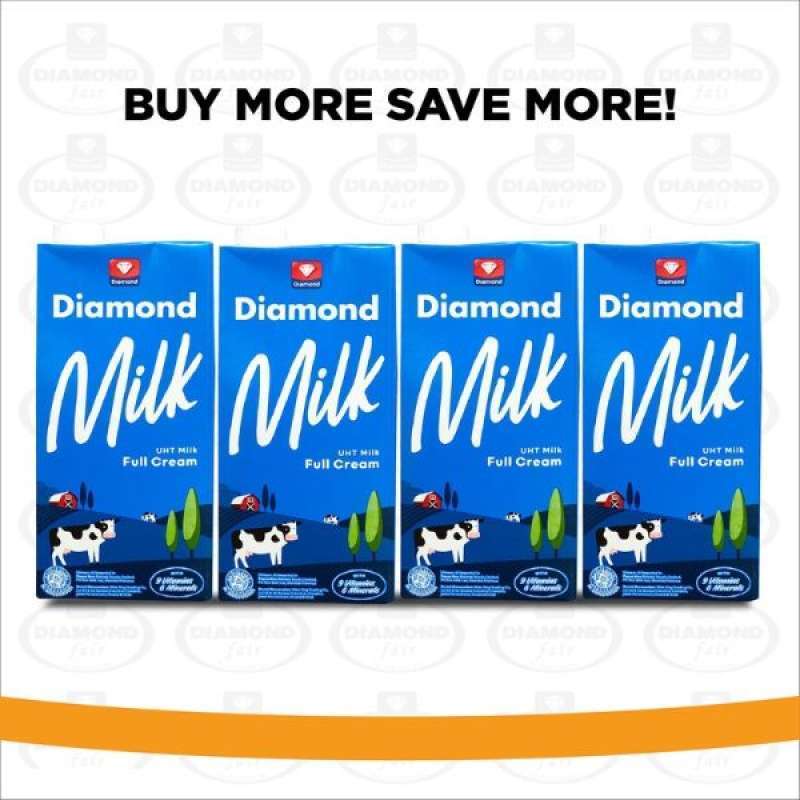 Jual Promo Special Diamond Milk Uht Full Cream 1lt Di Seller ...