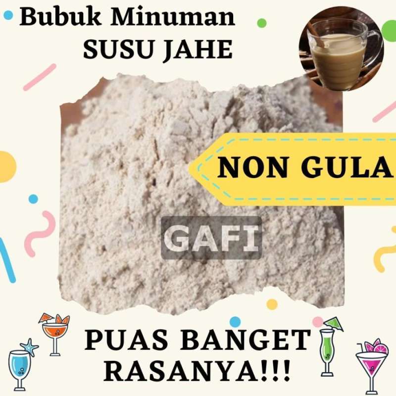 Jual Bubuk Minuman Rasa Susu Jahe Non Gula 1Kg Kekinian Boba Aneka ...