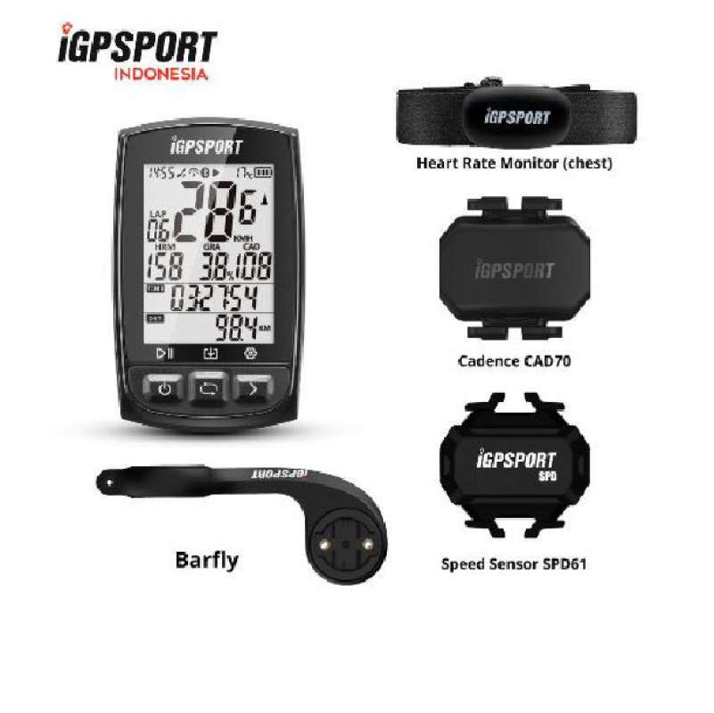 Jual iGPSport Bike Computer IGS50S Cyclo Speedometer Sepeda di Seller ...