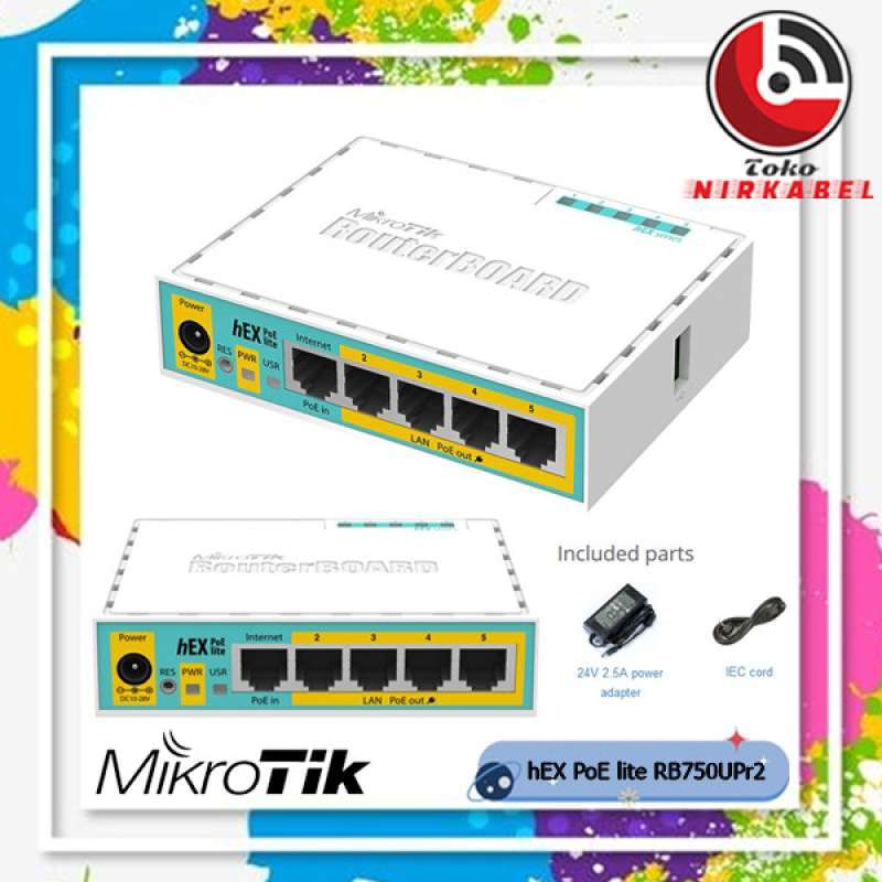 Promo Mikrotik Hex Poe Lite Rb750Upr2 Diskon 10% di Seller Valmai Store ...