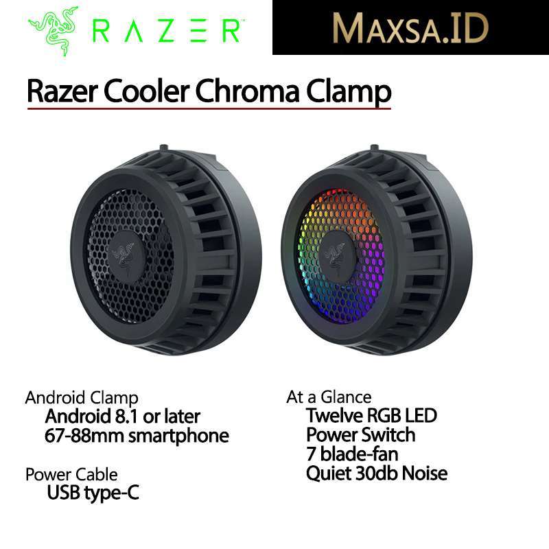 Jual Razer Phone Cooler Chroma - Universal Clamp di Seller Maxsa.ID ...