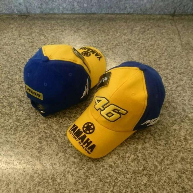Jual Topi MotoGP Valentino Rossi VR46 Monster Energy Yamaha di Seller ...