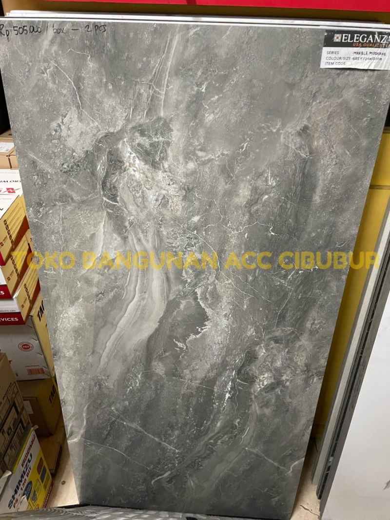 Jual Granit 60x120 Glossy Eleganza Marble Moderne Grey YDA12618 di ...