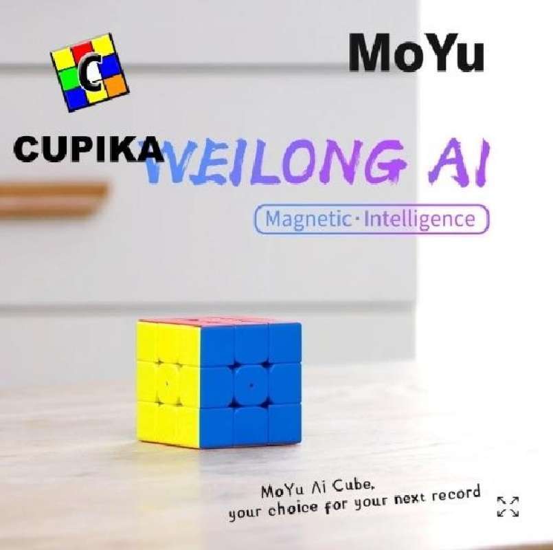 Jual Rubik MoYu WeiLong AI Cube Smart Magnetic Stickerless 3x3 ...