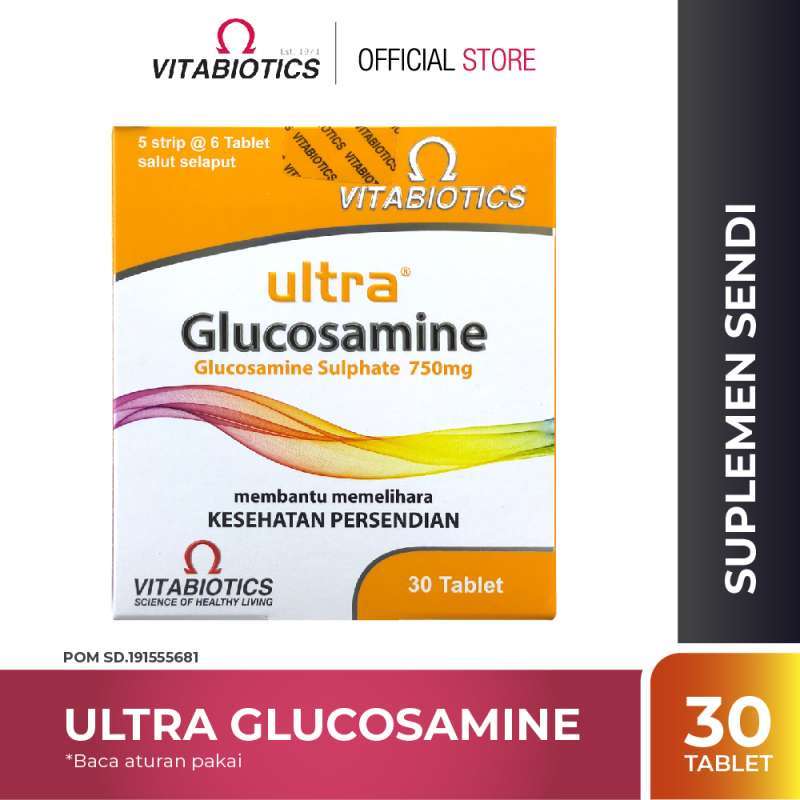 Promo Vitabiotics Ultra Glucosamine 750mg 30 Tablet - Kesehatan Sendi ...