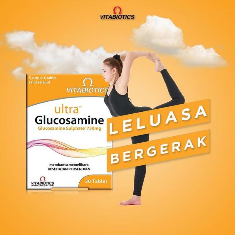 Promo Vitabiotics Ultra Glucosamine 750mg 30 Tablet - Kesehatan Sendi ...