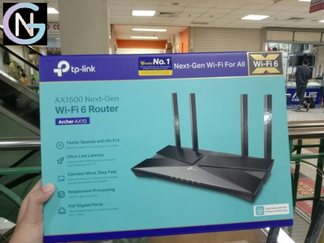Promo Tp-Link Archer Ax10 Ax1500 Wifi6 / Archer Ax 10 Ax1500 Wifi 6 ...