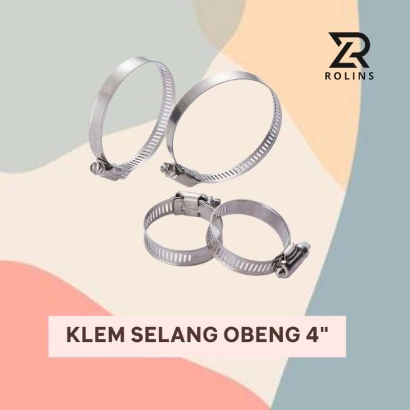 Jual Klem Obeng Uk 4 Inch - Clamp Hose, Klem Selang, Klem Pipa di ...